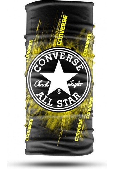 Dair Aksesuar All Star Desenli Motosiklet Boyunluk Bandana