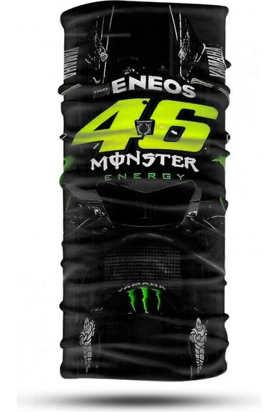 Dair Aksesuar 46 Rossi Monster Motosiklet Boyunluk Bandana