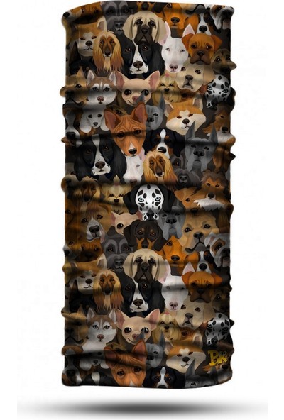 Dair Aksesuar Köpek Desenli Motosiklet Boyunluk Bandana Dair Aksesuar Köpek Desenli Motosiklet Boyunluk Bandana