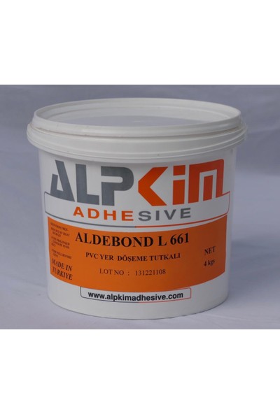 Alpkim Pvc Yer Döşeme Tutkalı 4kg Alpkim Pvc Yer Döşeme Tutkalı 4kg