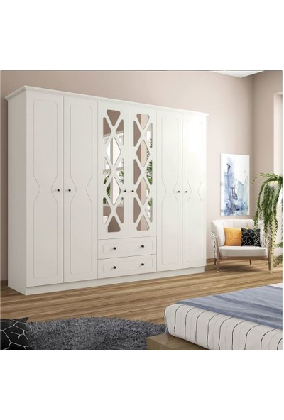 Efes Altı Kapaklı Gardırop