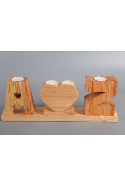 Aradığın Şeyler Dekoratif Kalpli Harfler A&z