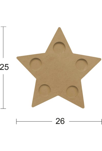 Angel Of Life M12 T-Light Mumluk, Hobi Ahşap Boyama Mdf Mumluk Angel Of Life M12 T-Light Mumluk, Hobi Ahşap Boyama Mdf Mumluk