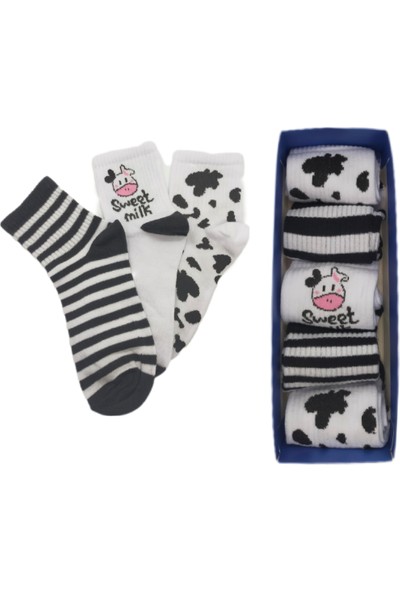 Sockscdc Official Sockscdcoffıcıal Süt Inek Çorapları 5 Adet Kutulu Sockscdc Official Sockscdcoffıcıal Süt Inek Çorapları 5 Adet Kutulu