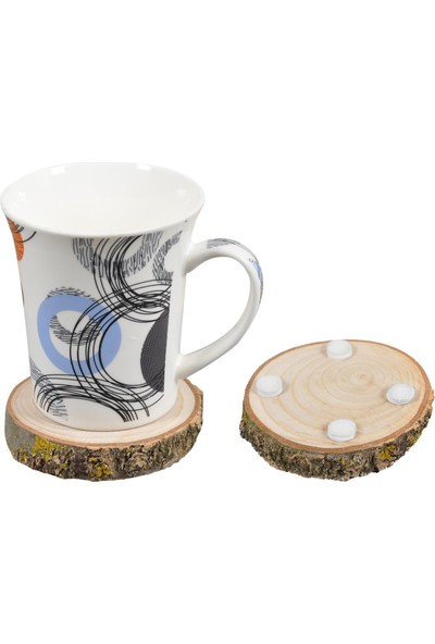 X-Perk Ahşap Bardak Altlığı Çap 9-10 cm X-Perk Ahşap Bardak Altlığı Çap 9-10 cm