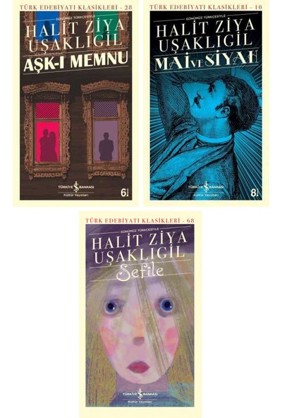 Halit Ziya Uşaklıgil 3 Kitap Set Halit Ziya Uşaklıgil 3 Kitap Set