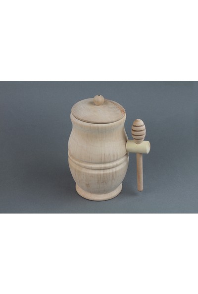 Aradığın Şeyler Doğal Kızıl Ağacından Bal Kavanozu 11