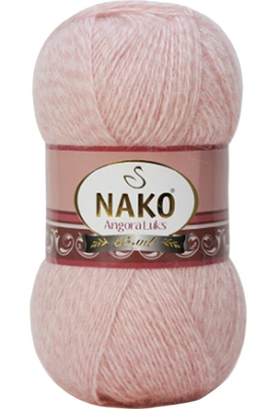 Nako Angora Lüks El Örgü Ipi Powder 21356 Nako Angora Lüks El Örgü Ipi Powder 21356