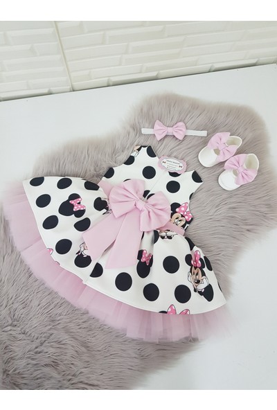 Mini Mouse Pembe Doğum Günü Elbisesi Mini Mouse Pembe Doğum Günü Elbisesi
