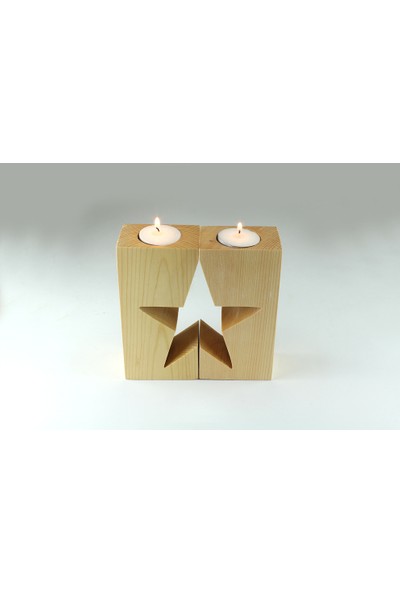 Aradığın Şeyler 2 Parça Yıldız Mumluk