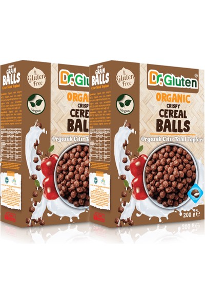 Dr. Gluten Dr.gluten Organik Glutensiz Çıtır Tahıl Topları 200 G x 2 Adet Dr. Gluten Dr.gluten Organik Glutensiz Çıtır Tahıl Topları 200 G x 2 Adet