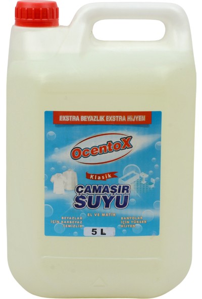 Ocentox Klasik Çamaşır Suyu 5 Litre