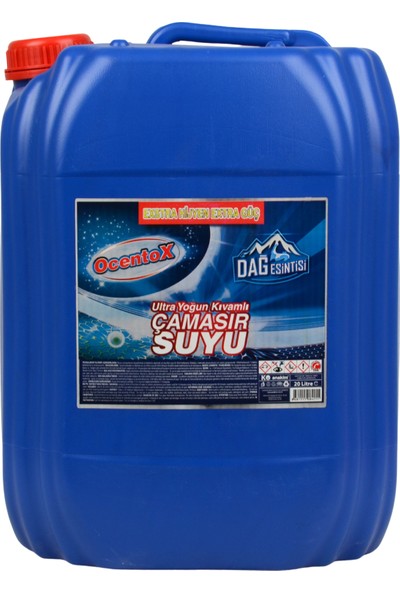 Ocentox Ultra Yoğun Çamaşır Suyu Dağ Esintisi 20 Litre Ocentox Ultra Yoğun Çamaşır Suyu Dağ Esintisi 20 Litre