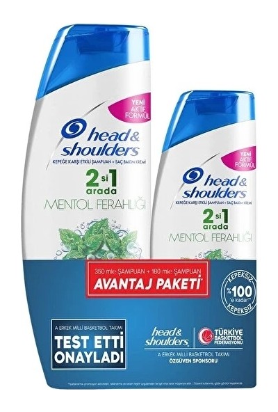 Head & Shoulders Menthol 2ın1 350+180ml Head & Shoulders Menthol 2ın1 350+180ml