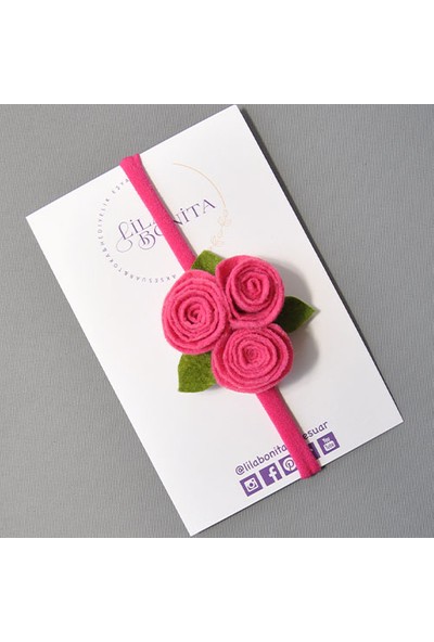 Lila Bonita El Yapımı Pembe Kız Bebek-Çocuk Iz Yapmaz Keçe Gül Bahçesi Model Saç Bandı/bandanası Lila Bonita El Yapımı Pembe Kız Bebek-Çocuk Iz Yapmaz Keçe Gül Bahçesi Model Saç Bandı/bandanası