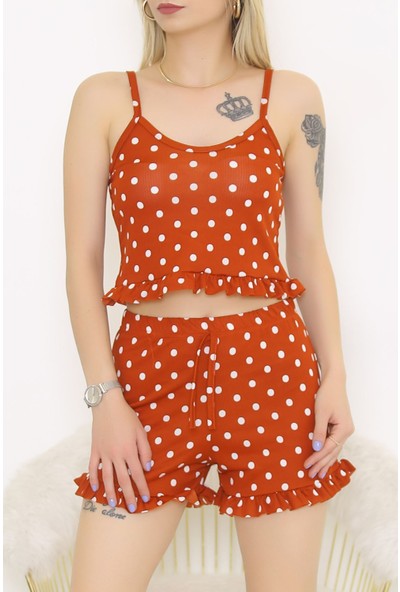 Bns Butik Şortlu Takım Puanlıkiremit - 8569.102. Bns Butik Şortlu Takım Puanlıkiremit - 8569.102.