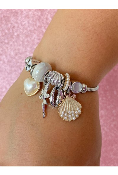 DaisyJw Peri Kızı Pandora Çelik Bileklik DaisyJw Peri Kızı Pandora Çelik Bileklik