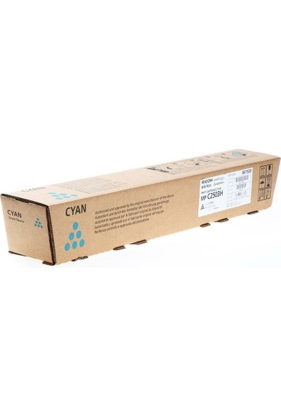 Rıcoh MP-C2503/2003/2004/2504/2011 Mavi Toner Orjinal 9.500 Sayfa 841928 Rıcoh MP-C2503/2003/2004/2504/2011 Mavi Toner Orjinal 9.500 Sayfa 841928