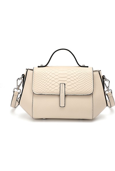 Xingmang 2022 Yeni Timsah Desenli Flip Çanta Bej Beyaz Birinci Katman Kadın Deri Crossbody Bayan Omuz Çantası (Yurt Dışından) Xingmang 2022 Yeni Timsah Desenli Flip Çanta Bej Beyaz Birinci Katman Kadın Deri Crossbody Bayan Omuz Çantası (Yurt Dışından)