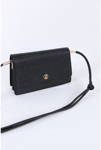 HFscarfs Zühre Modern El ve Kol Çantası Siyah