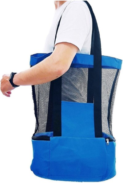 Microcase 2 Katlı Soğutucu Termal Buzluk Bölmeli Plaj Kamp Seyehat Çantası 50 Lt - AL2832 Mavi Microcase 2 Katlı Soğutucu Termal Buzluk Bölmeli Plaj Kamp Seyehat Çantası 50 Lt - AL2832 Mavi