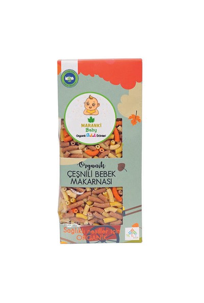 Maranki Baby Organik Çeşnili Bebek Makarna 330 gr Maranki Baby Organik Çeşnili Bebek Makarna 330 gr