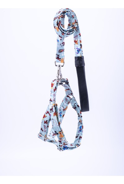 Estapet Happy Pet Köpek Göğüs Tasması ve Uzatma Kayışı Takım