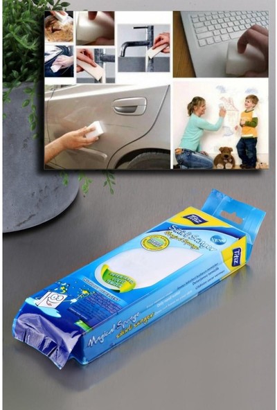 Mastercar 2'li Magic Sponge Titiz Mucizevi Sihirli Sünger Mastercar 2'li Magic Sponge Titiz Mucizevi Sihirli Sünger