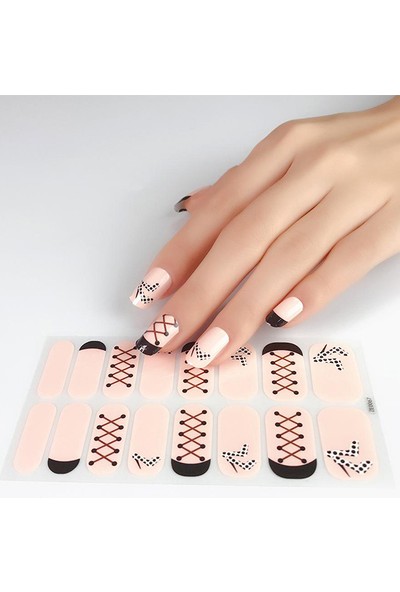 Ibcccndc Tırnak Oje Sticker, Tırnak Dövmesi, Kolay Uygulanabilir, 12'li Nail Art Set