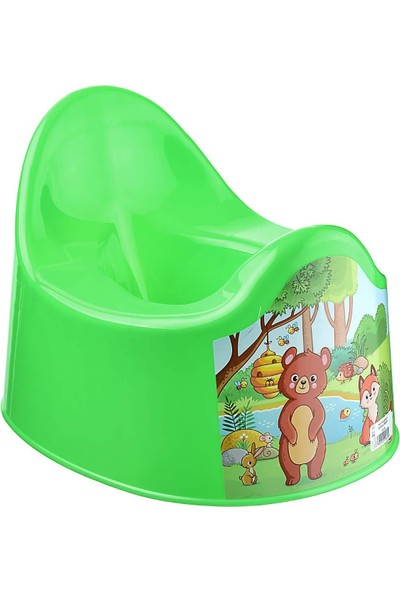 Kaktüskedi Pøtte Taşınabilir Çocuk Tuvaleti - Lazımlık Yeşil