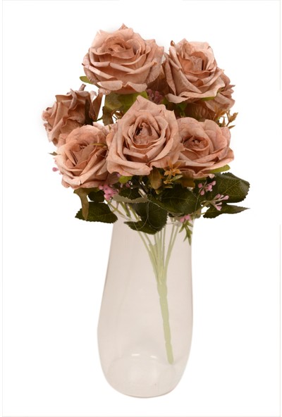 AOS Hediyelik Pastel 9 Kafalı Demet Gül