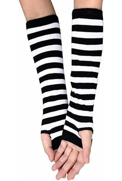 Afillix Concept Siyah Beyaz Çizgili Tasarım Uzun Kolluk Afillix Concept Siyah Beyaz Çizgili Tasarım Uzun Kolluk