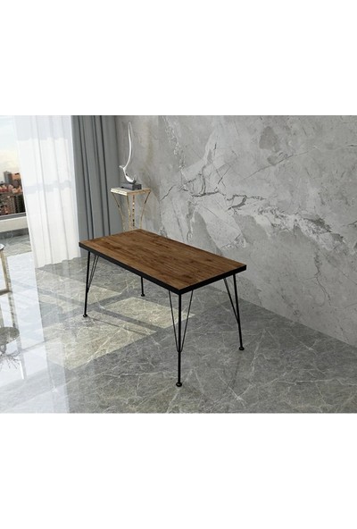 Bambeds Mobilya 60X120 Dekoratif Mutfak Masası Ceviz