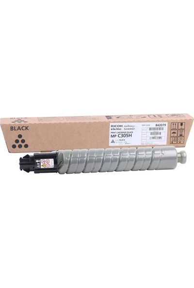 Rıcoh MP-C305K Siyah Toner Orjinal 12.000 Sayfa 841621/842119/842079 Rıcoh MP-C305K Siyah Toner Orjinal 12.000 Sayfa 841621/842119/842079