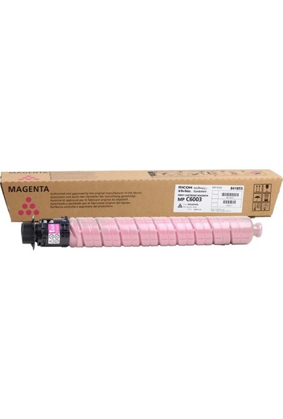 Rıcoh MP-C4503/4504/5503/6003/6004 Kırmızı Toner Orjinal 22.500 Sayfa 841855 Rıcoh MP-C4503/4504/5503/6003/6004 Kırmızı Toner Orjinal 22.500 Sayfa 841855
