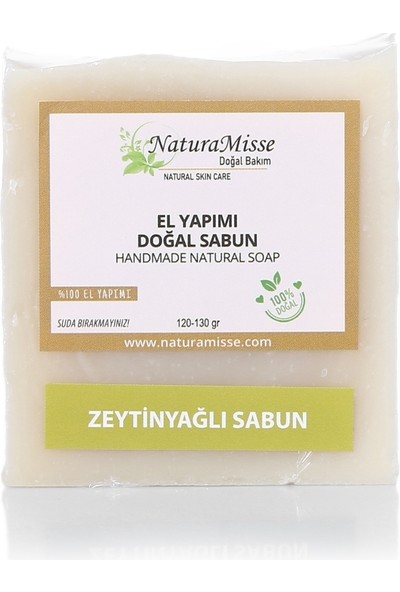 NaturaMisse Doğal Zeytinyağıı(Kastil) Sabun 125 gr NaturaMisse Doğal Zeytinyağıı(Kastil) Sabun 125 gr