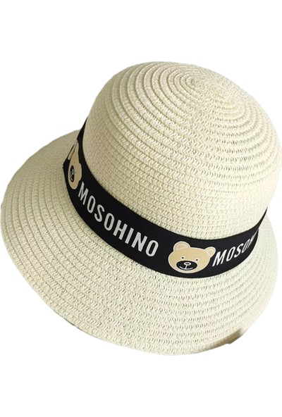 Pinellia Flowers Çocuk Güneş Şapkası - Beyaz (Yurt Dışından)