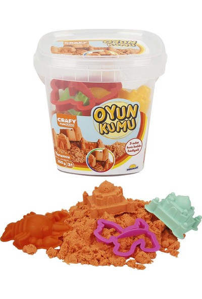Crafy Oyun Kumu Seti Turuncu 350 g. Crafy Oyun Kumu Seti Turuncu 350 g.