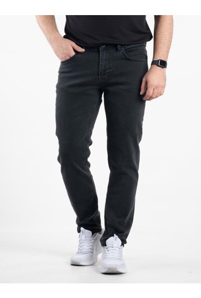 Hacker Erkek Denim Büyük Beden Likralı Kot Pantolon Aden R 819-448 - Antrasit - 42 Hacker Erkek Denim Büyük Beden Likralı Kot Pantolon Aden R 819-448 - Antrasit - 42