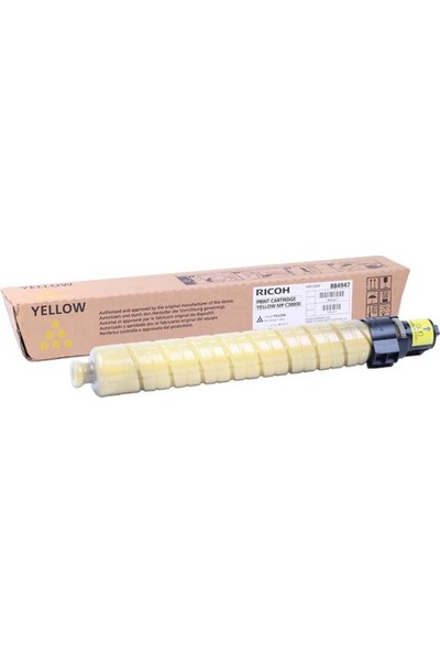 Rıcoh MP-C2000/2500/3000 Sarı Toner Orjinal 15.000 Sayfa Rıcoh MP-C2000/2500/3000 Sarı Toner Orjinal 15.000 Sayfa