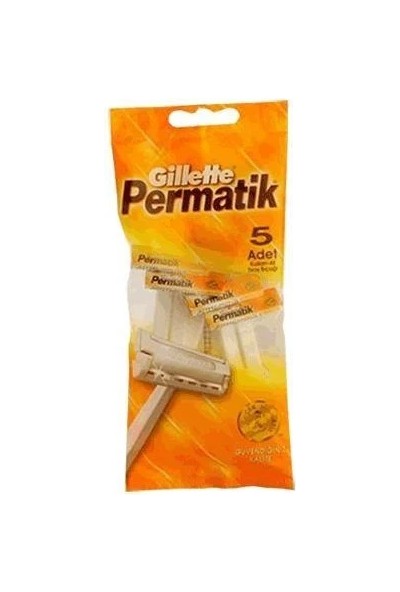 Gillette Permatik Tıraş Bıçağı 5'li Poşet Gillette Permatik Tıraş Bıçağı 5'li Poşet