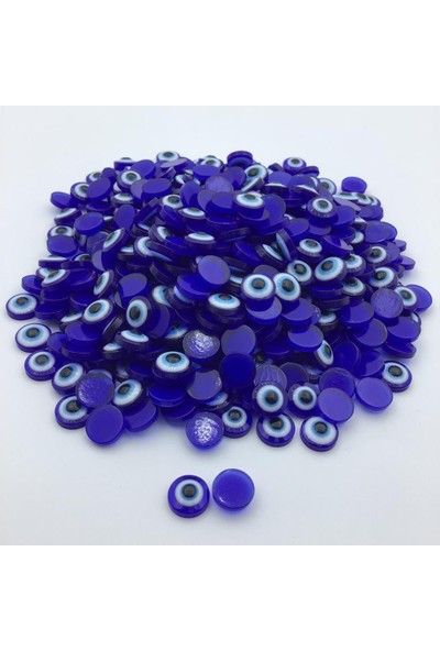 Erdal Ticaret Nazar Boncuğu Yassı Plastik (8mm, 1 PAKET-100 Adet) Erdal Ticaret Nazar Boncuğu Yassı Plastik (8mm, 1 PAKET-100 Adet)
