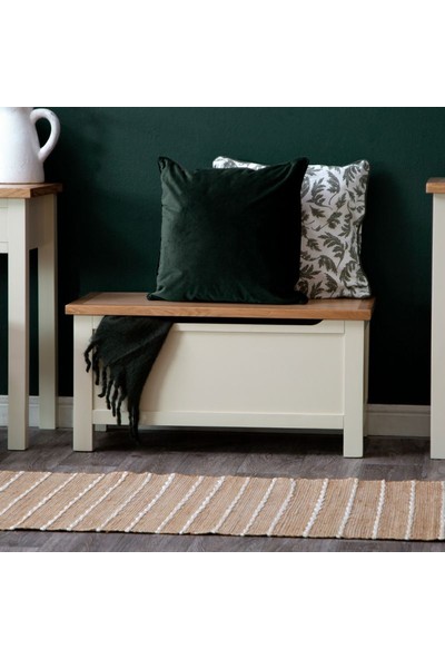 Masifart Candy Kapaklı Masif Tablalı Ahşap Sandık