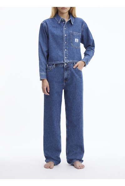 Calvin Klein Denim Pantolon, 26, Mavi