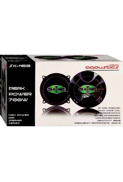 Aqoustics SX-4613. 13CM Oto Hoparlör