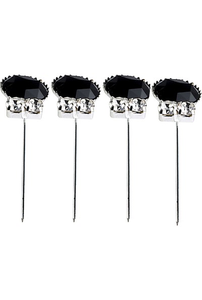 Fsg Takı Siyah Eşarp ve Şal İğnesi & Aksesuarı 4 Ad. Fsg Takı Siyah Eşarp ve Şal İğnesi & Aksesuarı 4 Ad.