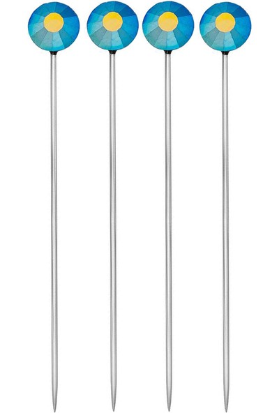 Fsg Takı Turkuaz Eşarp ve Şal İğnesi & Aksesuarı 4 Ad.
