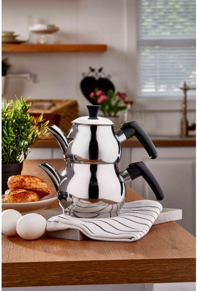 Taç Mini Dem Çaydanlık Siyah Taç Mini Dem Çaydanlık Siyah