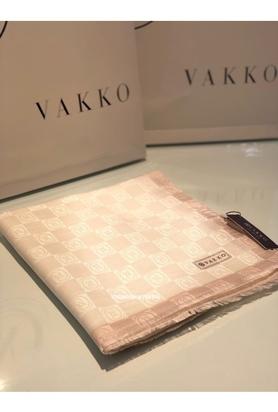 Vakko Ipek Şal Dama Desen