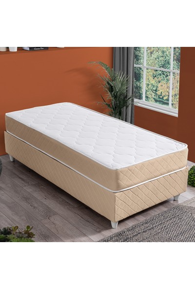 Cesur Yaylı Yatak, Letto Tek Kişilik Yatak, Bej Cesur Yaylı Yatak, Letto Tek Kişilik Yatak, Bej